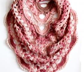 Crochet Triangle Scarf Pattern, Crochet Shawl Pattern, Triangle Scarf ...